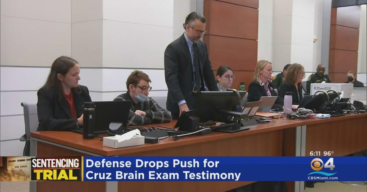 Nikolas Cruz's attorneys drop contentious brain exam - CBS Miami