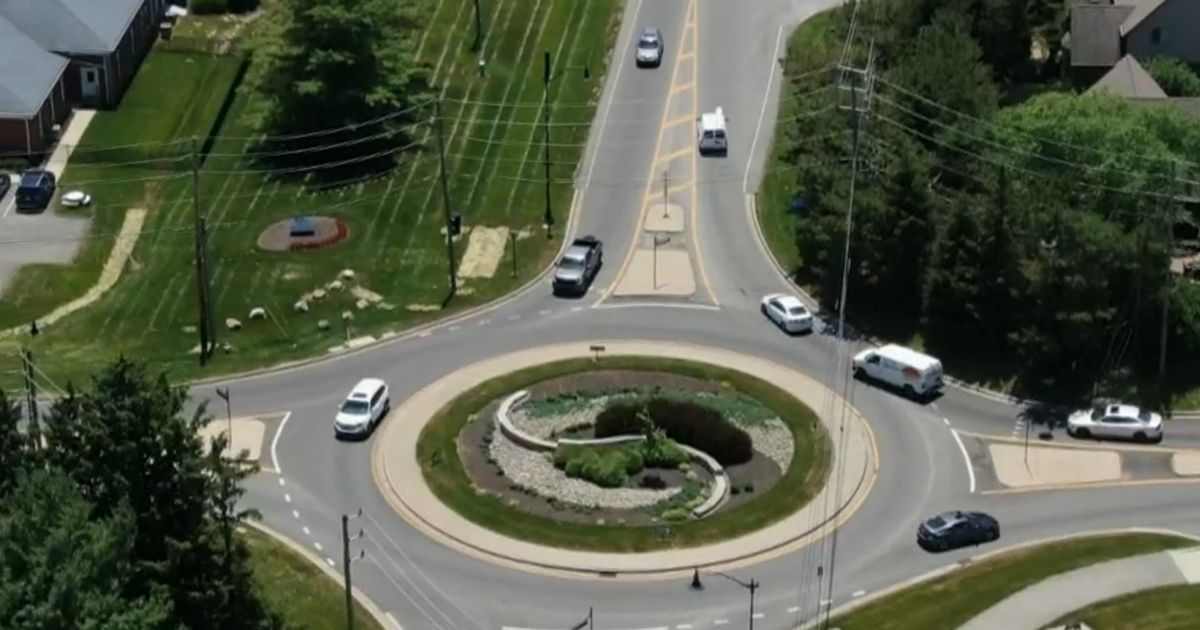 How roundabouts improve traffic safety and lower carbon emissions - CBS News