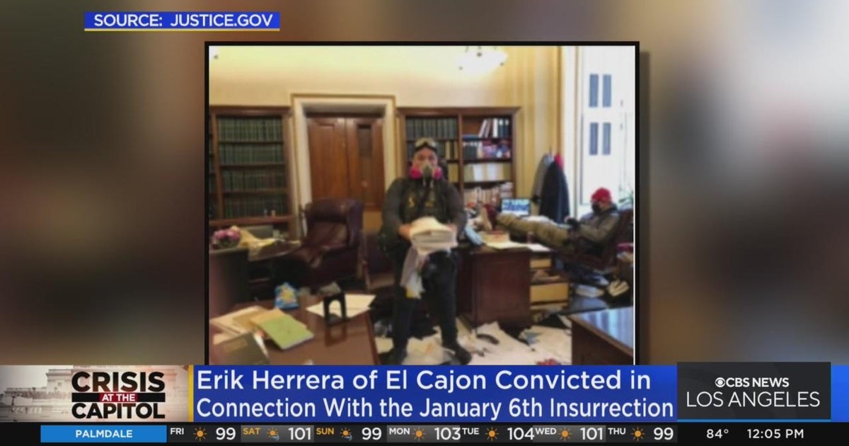 El Cajon man convicted in Jan. 6 insurrection - CBS Los Angeles