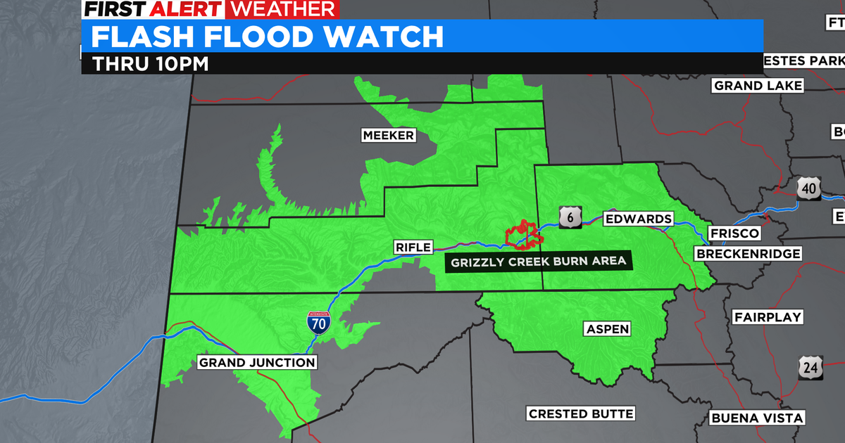 Flash Flood Watch issued in Colorado for parts of the Western Slope ...