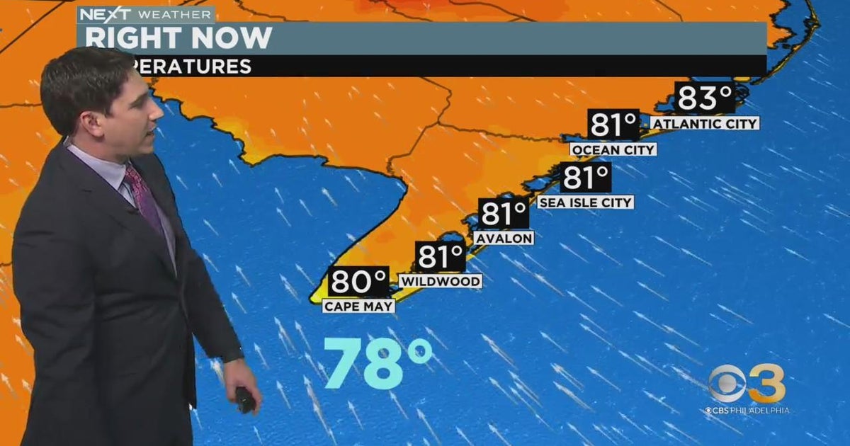 NEXT Weather: Weekend shower chance - CBS Philadelphia