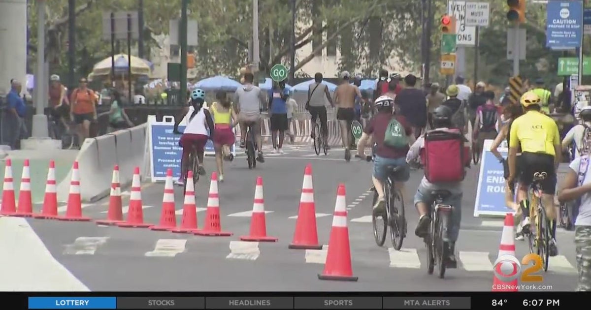 NYC celebrates final Saturday of Summer Streets - CBS New York