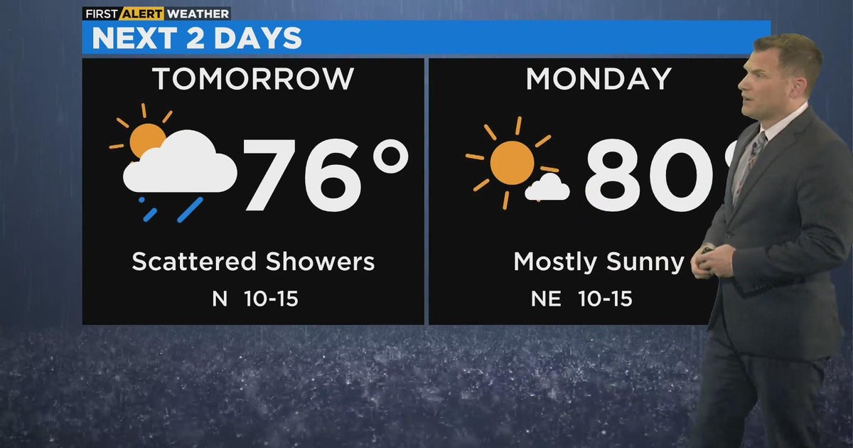 Chicago First Alert Weather: More rain Sunday, clearing Monday - CBS ...