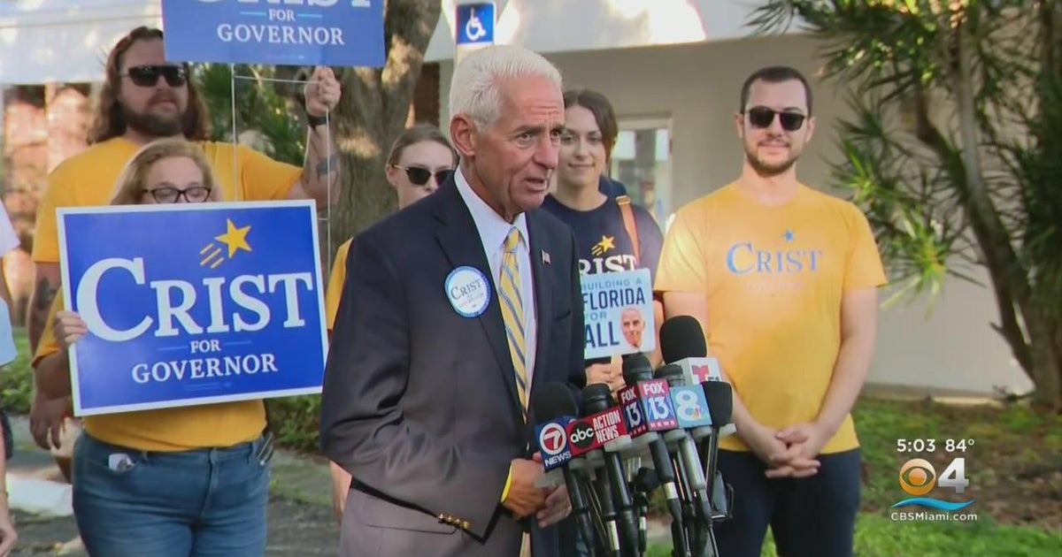 Florida Primary 2022: Charlie Crist vs. Nikki Fried finally here - CBS ...