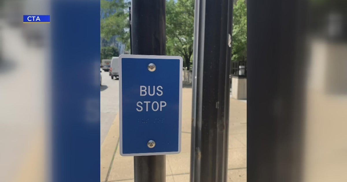 CTA unveils tactile signs to assist blind and low vision riders - CBS ... CTA unveils tactile signs to assist blind and low vision riders - CBS ...