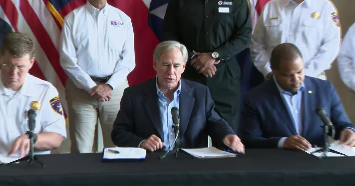 Gov. Abbott, Dallas Mayor on Texas flood response - CBS Texas