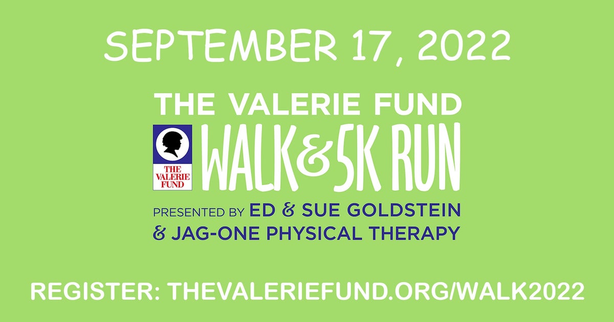 The Valerie Fund Walk and 5k Run returns Sept. 17 - CBS New York