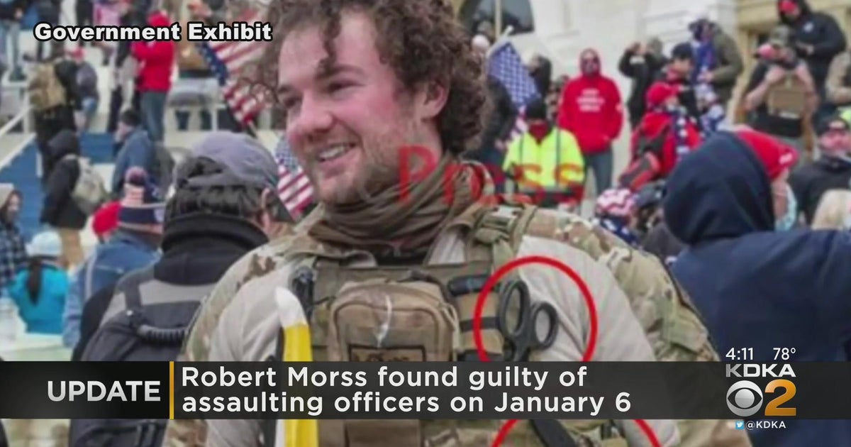Glenshaw man Robert Morss found guilty of assaulting officers on Jan. 6 ...