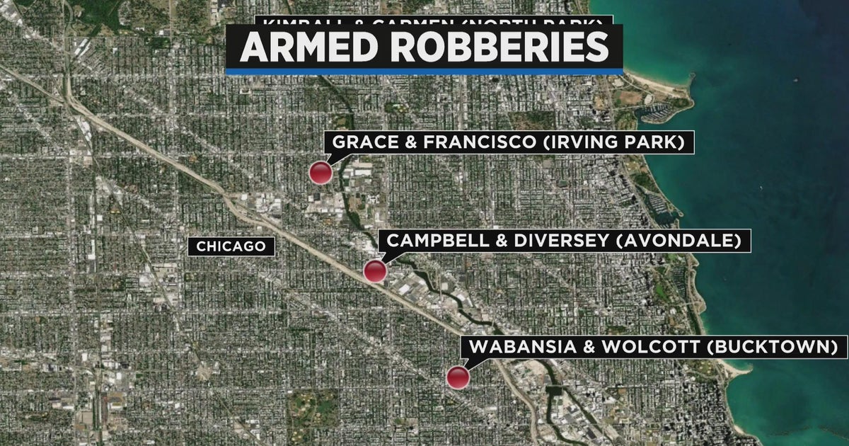 Police Warn Of Armed Robberies On Chicagos Northwest Side Cbs Chicago