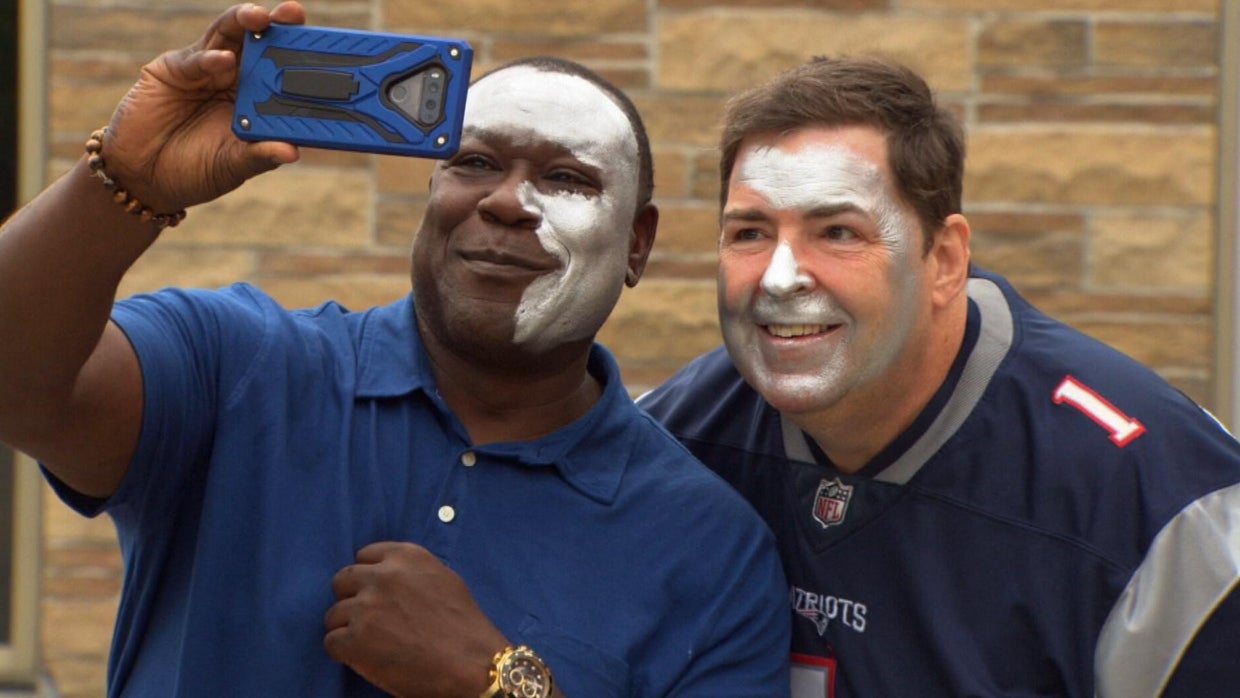 Wrentham man embraces persona as "the face of Patriots fans everywhere ...