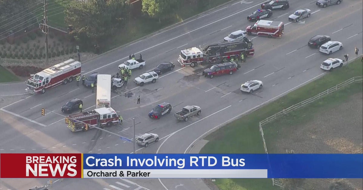 Crash involving RTD bus, several cars on South Parker Road injures ...