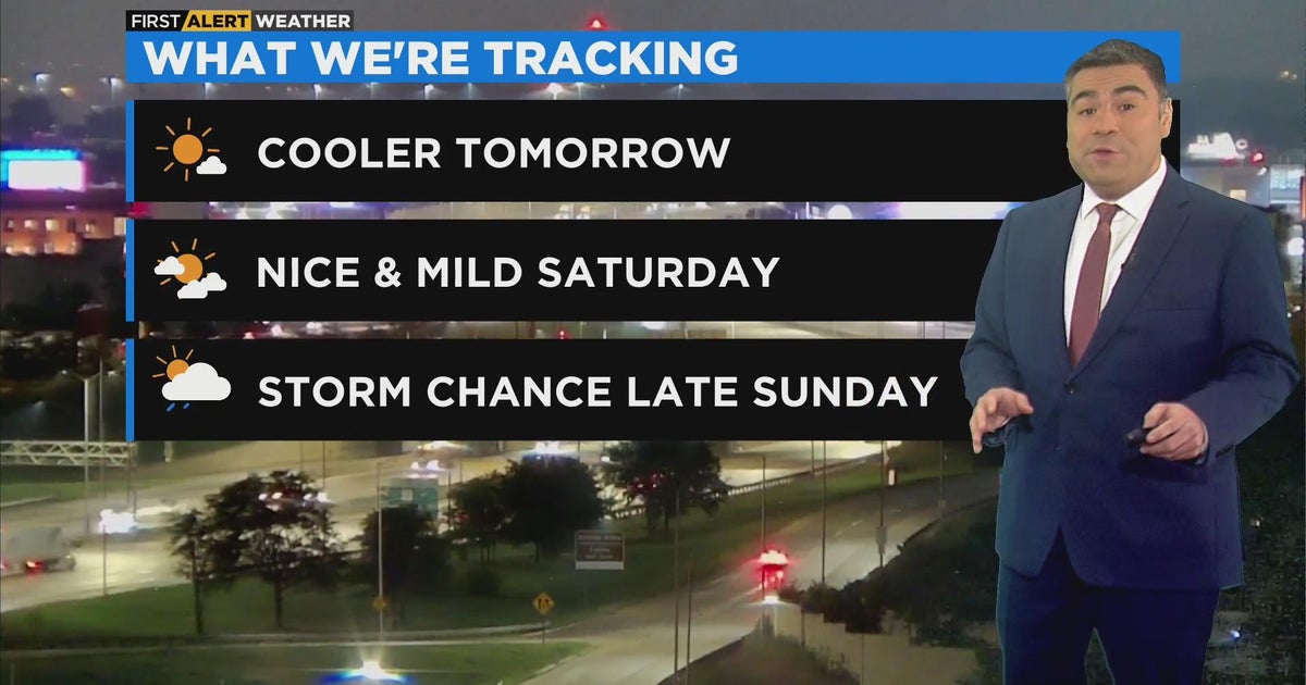 Chicago First Alert Weather: Cooler Friday - CBS Chicago