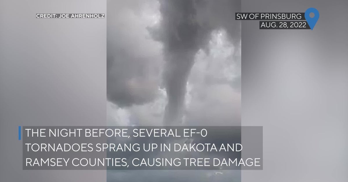 Funnel cloud spotted in central MN Sunday - CBS Minnesota