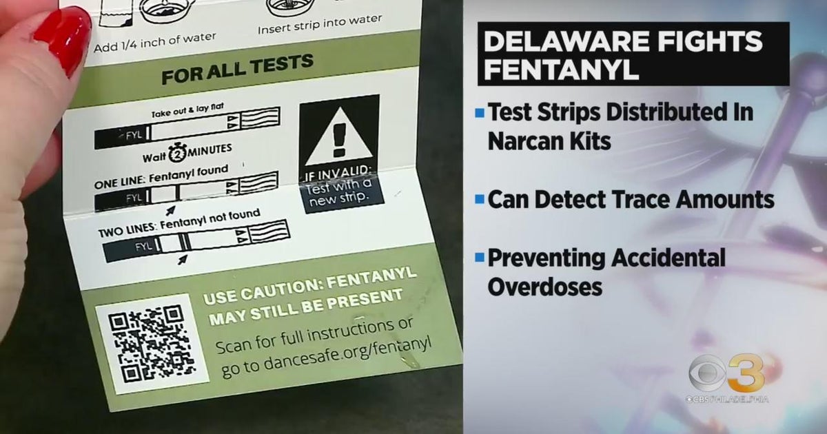 Fentanyl now leading cause of drug overdose deaths in Delaware - CBS ...