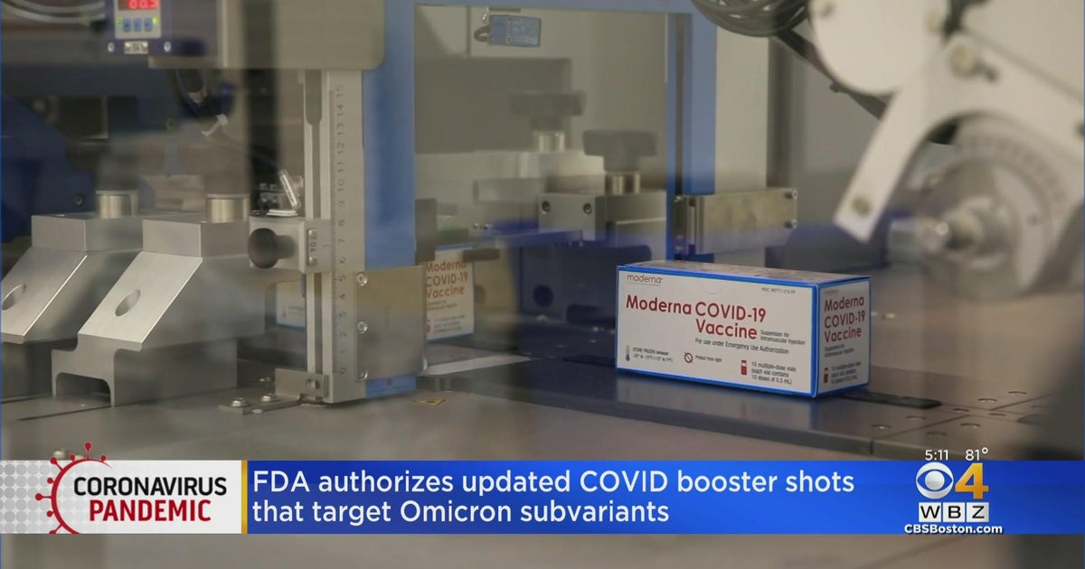 FDA authorizes Pfizer, Moderna's updated COVID vaccine boosters - CBS ...