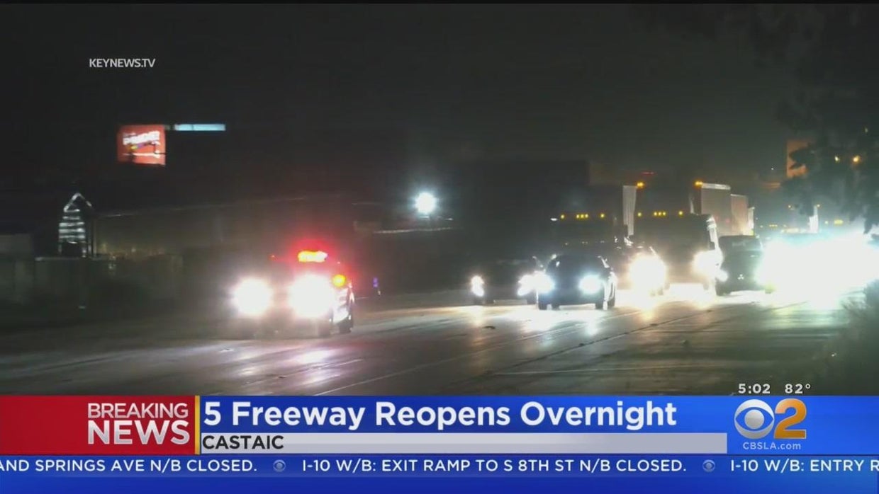 Crews battle Route Fire burning near Castaic; 98% contained