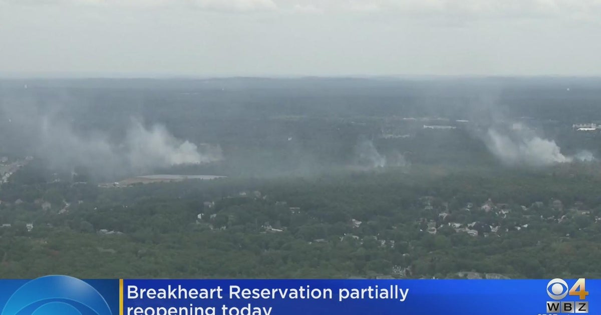 Breakheart Reservation partially reopening Friday - CBS Boston