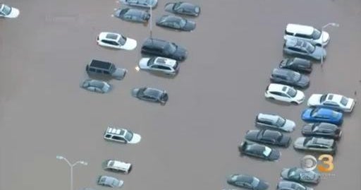 1 year anniversary of historic flooding on the Vine Street Expressway ...