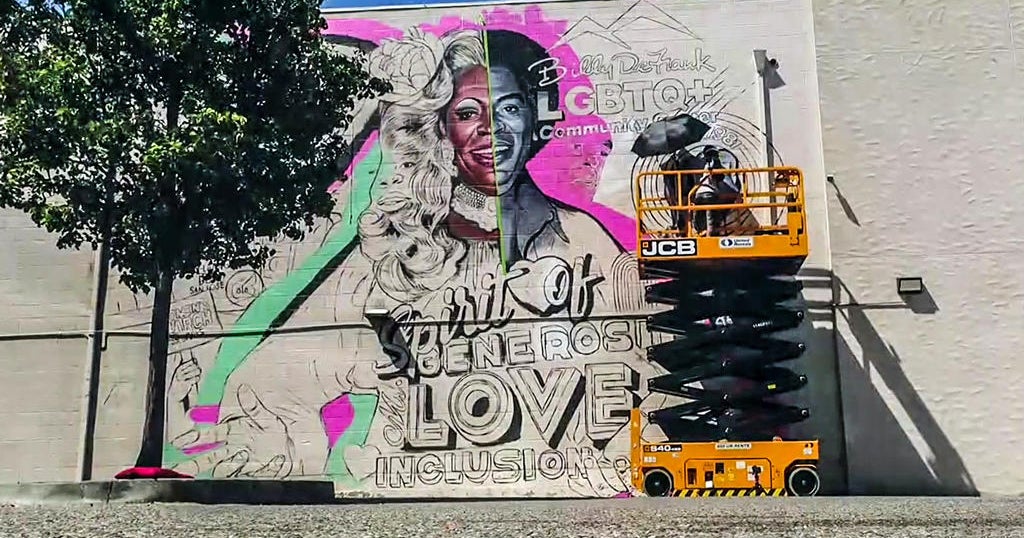South Bay mural honors LGBT icon Billy DeFrank - CBS San Francisco