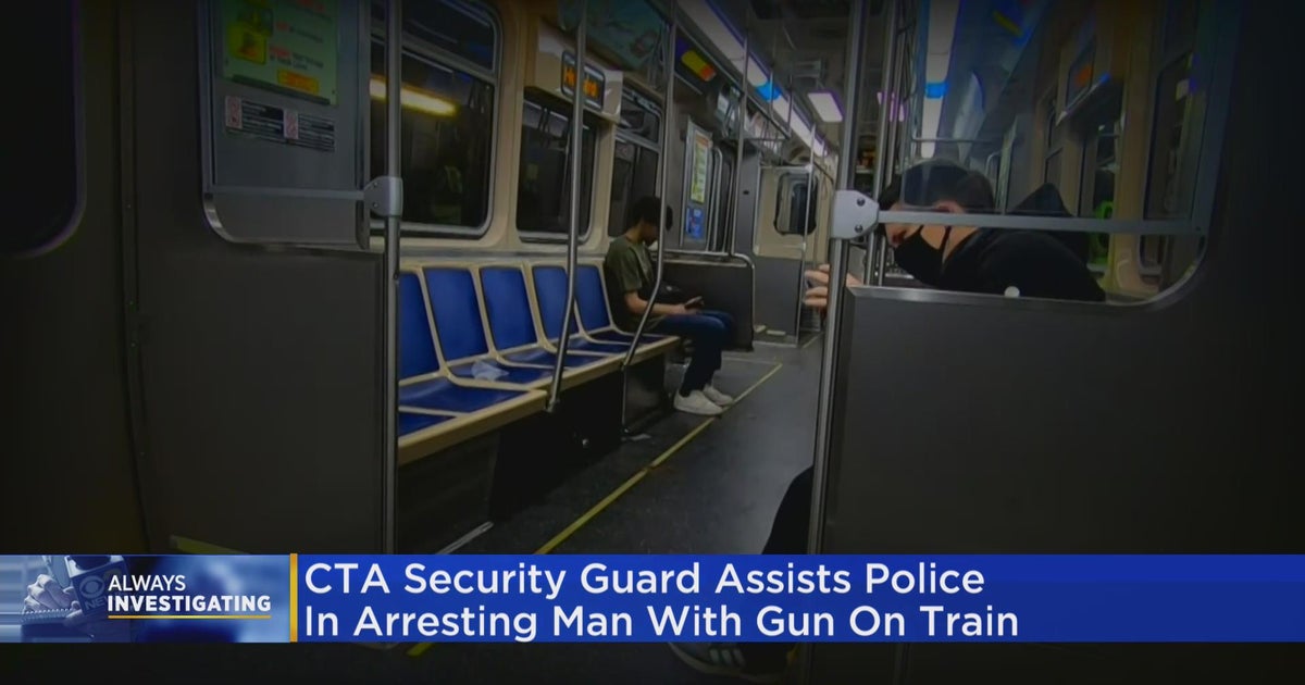 CTA security guard assists police in arresting man with gun on Red Line ...
