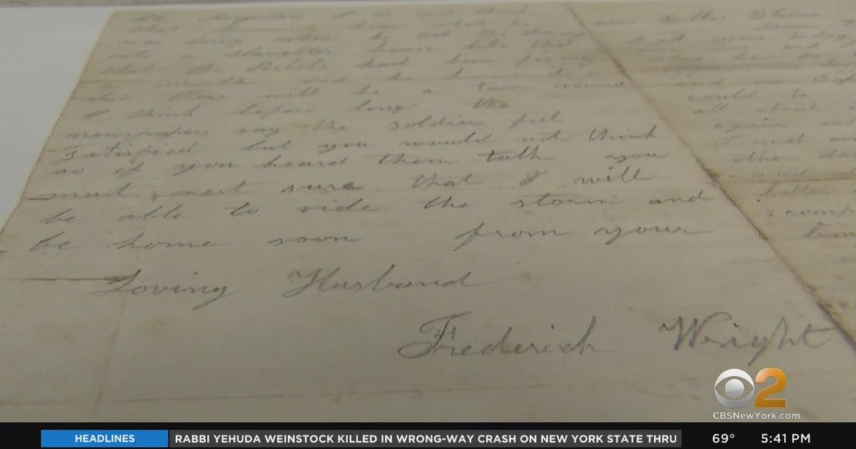 Handwritten letters from Civil War soldier preserved on Long Island ...