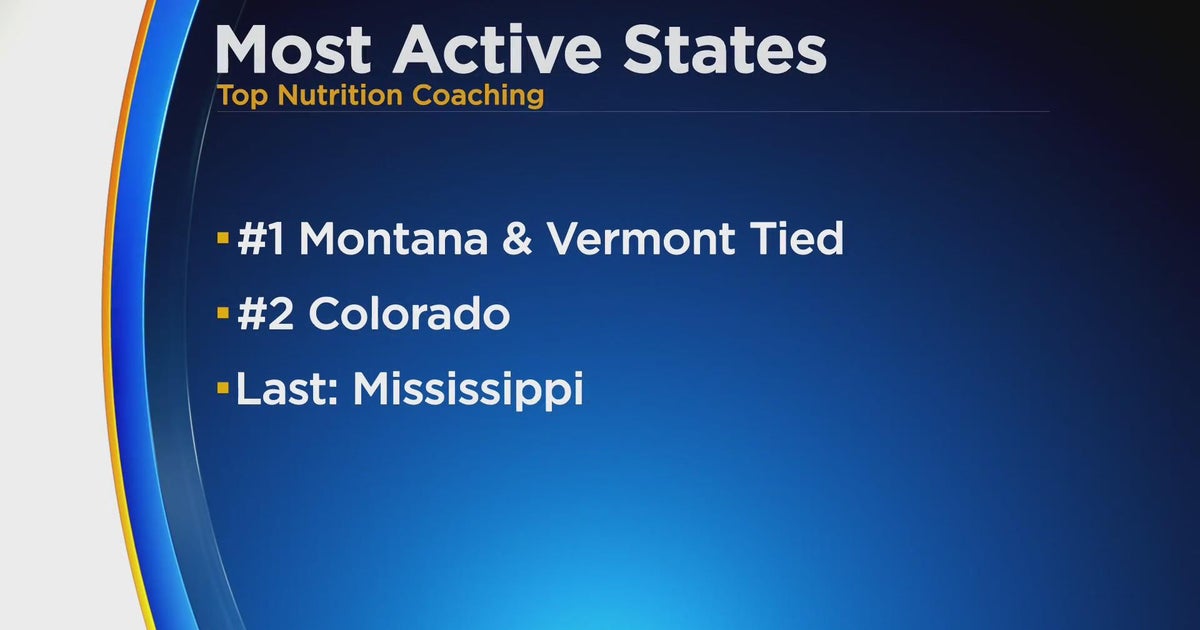 Colorado ranks No. 2 for most active states - CBS Colorado
