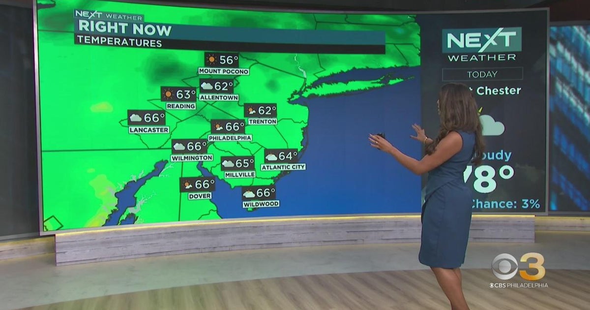 NEXT Weather: Pleasant weather ahead - CBS Philadelphia