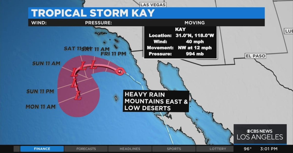 Special Report: Tropical Storm Kay - CBS Los Angeles