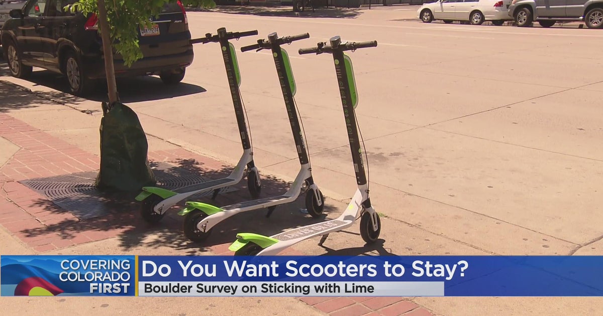 City of Boulder wants to know if they should keep Lime scooters - CBS ...