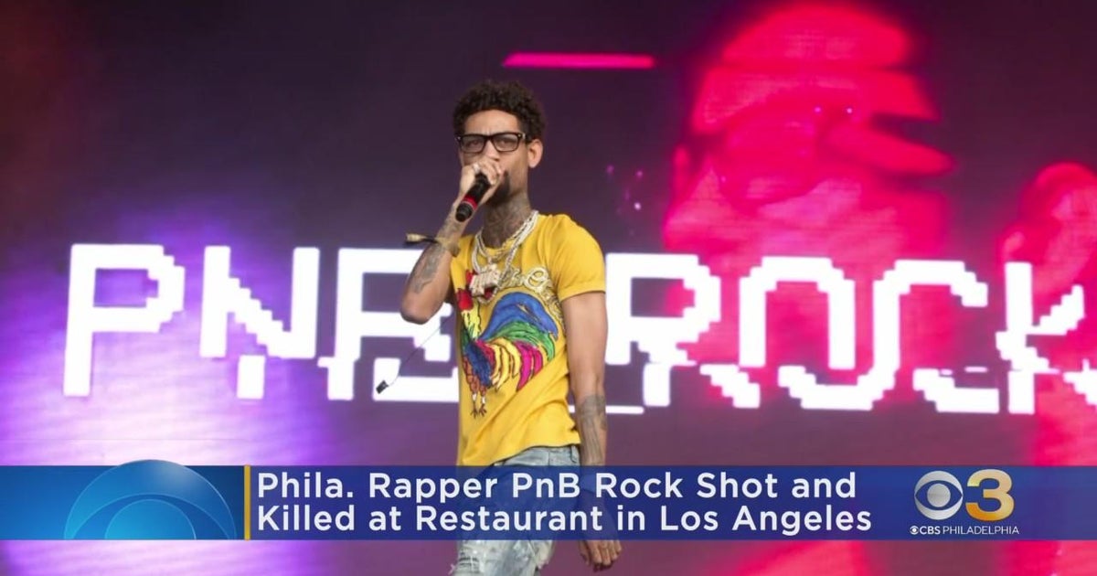 Young fan reacts to shooting death of PnB Rock in Los Angeles - CBS ...