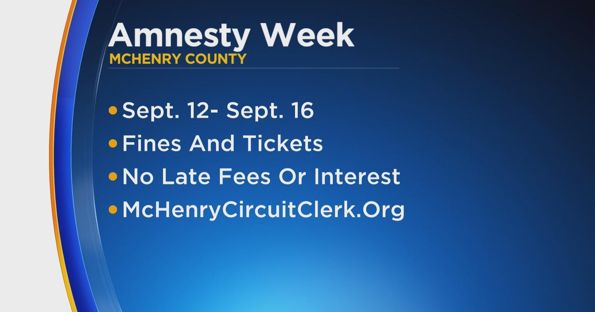 It's 'Amnesty Week' for anyone with past dues and fines in McHenry ...