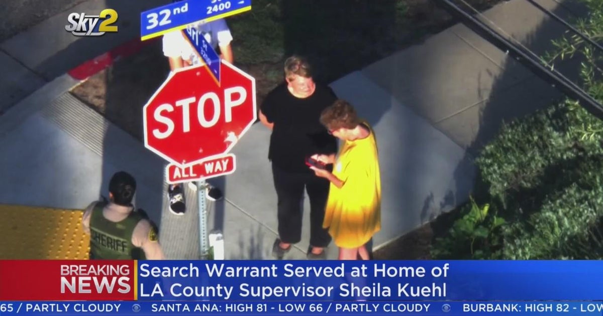 Search warrant served at home of LA County Supervisor Sheila Kuehl ...