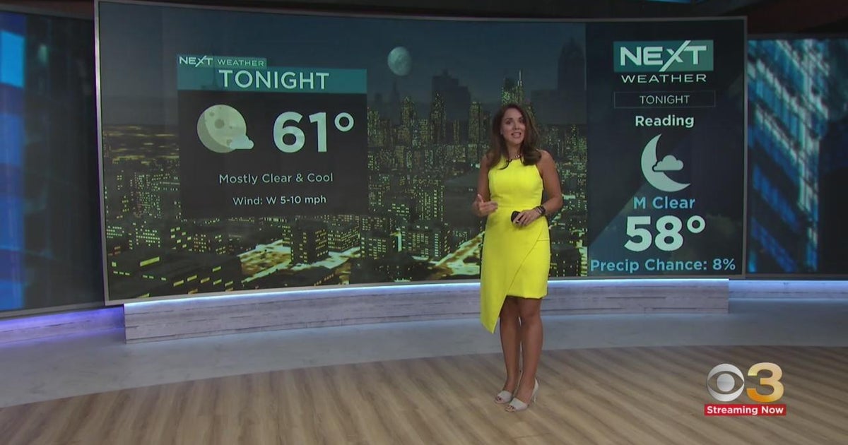 NEXT Weather: Beautiful week ahead - CBS Philadelphia