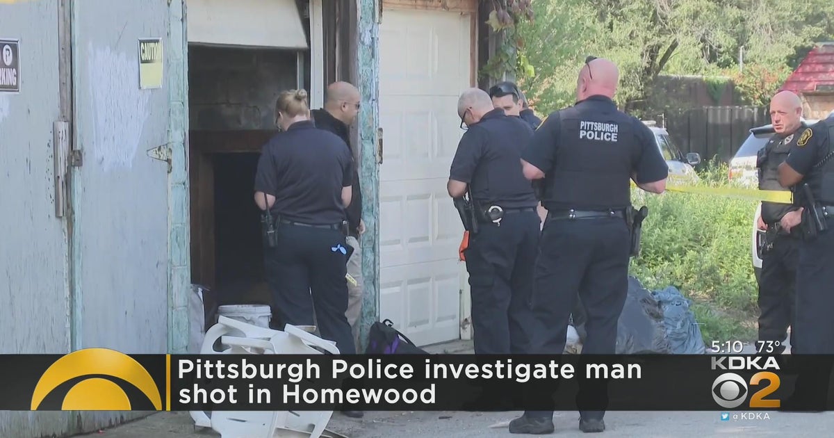 Homewood shooting victim found inside garage - CBS Pittsburgh