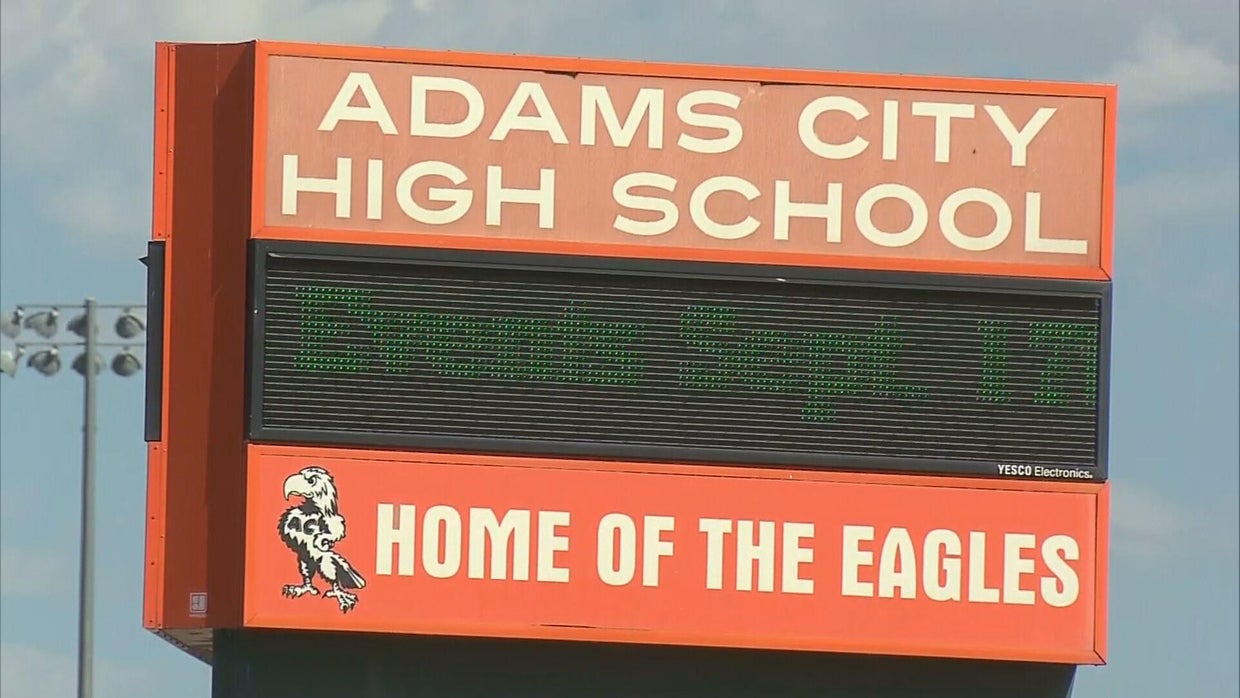 1 student arrested, handgun found at Adams City High School - CBS Colorado