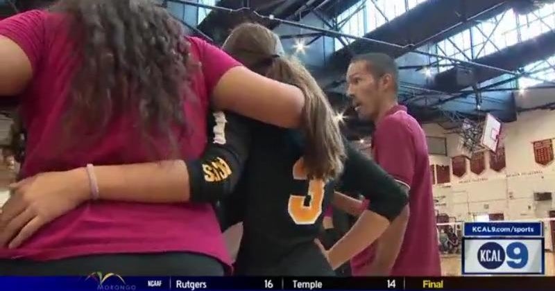 Bernabe inspiring students & colleagues at Arcadia High - CBS Los Angeles