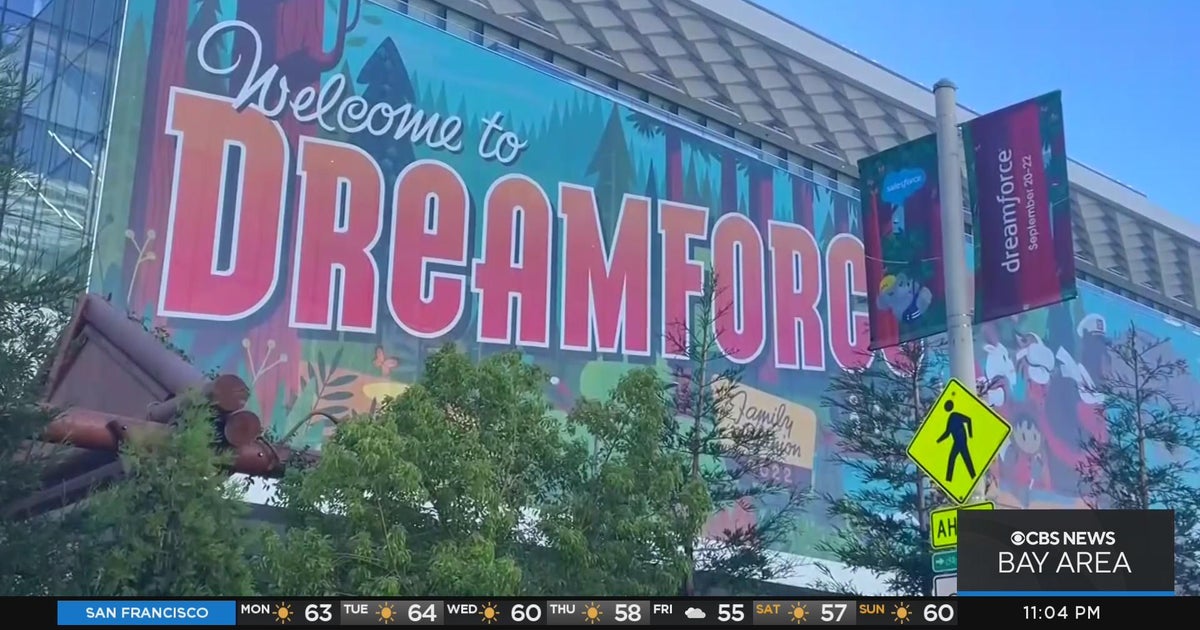 Downtown San Francisco buzzing with anticipation for Dreamforce - CBS ... Downtown San Francisco buzzing with anticipation for Dreamforce - CBS ...