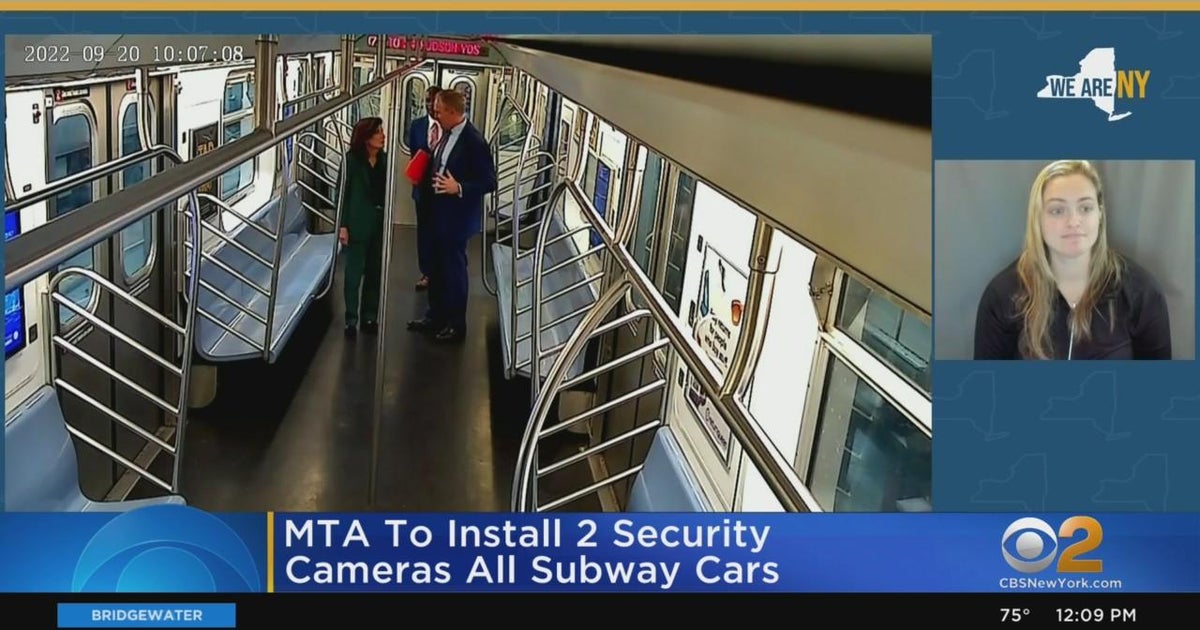 MTA adding cameras to all subway cars - CBS New York