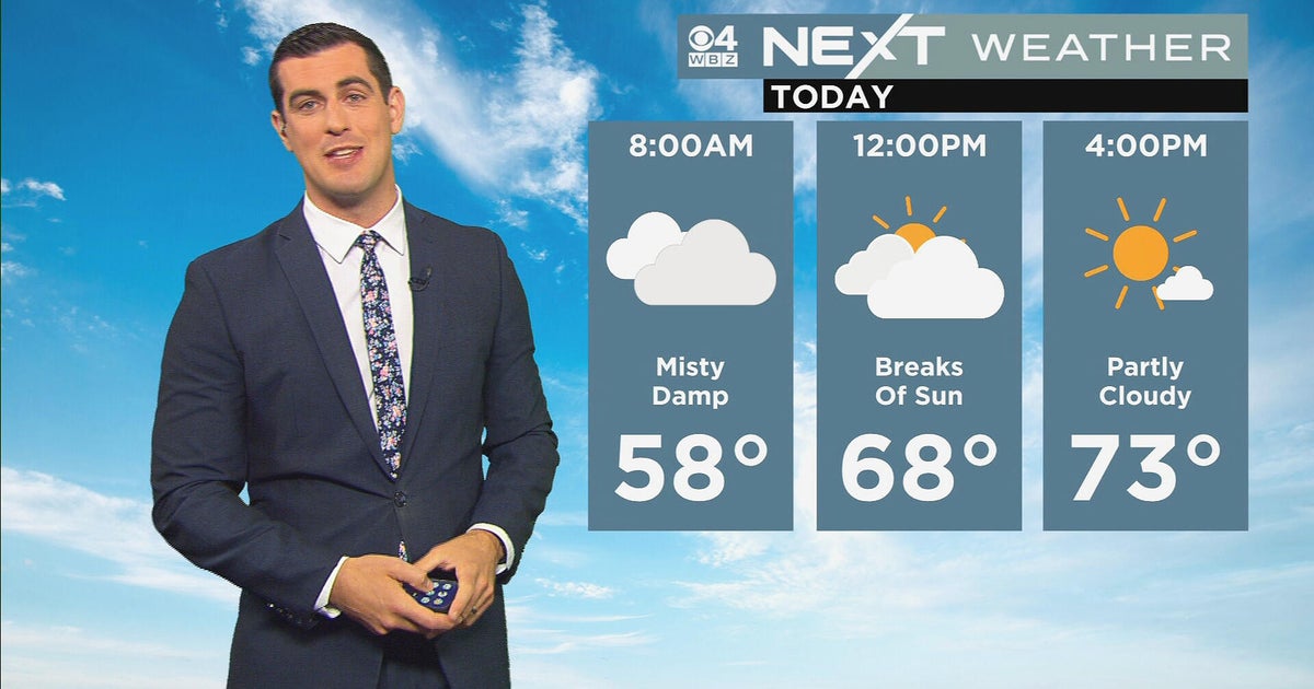 Next Weather: WBZ morning forecast for September 21 - CBS Boston