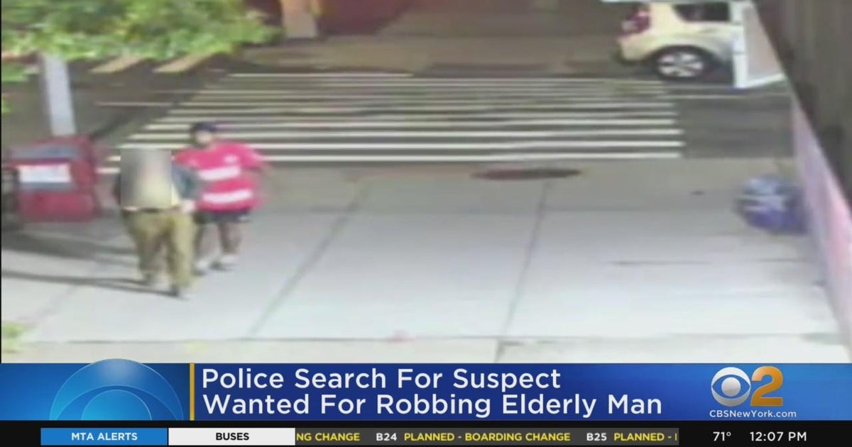 Caught on video: 85-year-old robbed in East Harlem - CBS New York