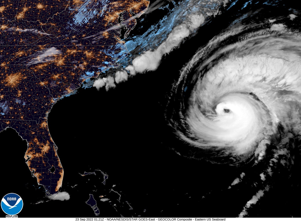 Fiona brings heavy rain, wind to Canada after pounding Bermuda - CBS News