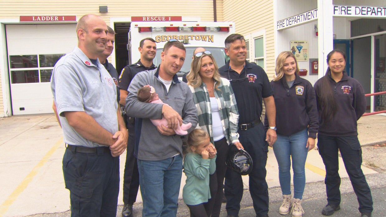 'A rare event for us,' Georgetown firefighters reunite with mother who ...