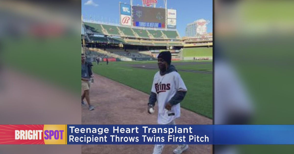 Bright Spot: Teenage heart transplant recipient throws Twins first ...