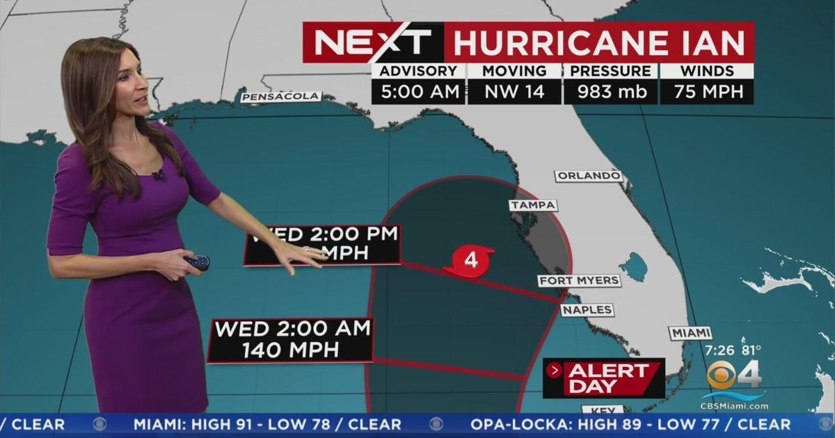 Tracking Hurricane Ian 9/26/2022 - CBS Miami