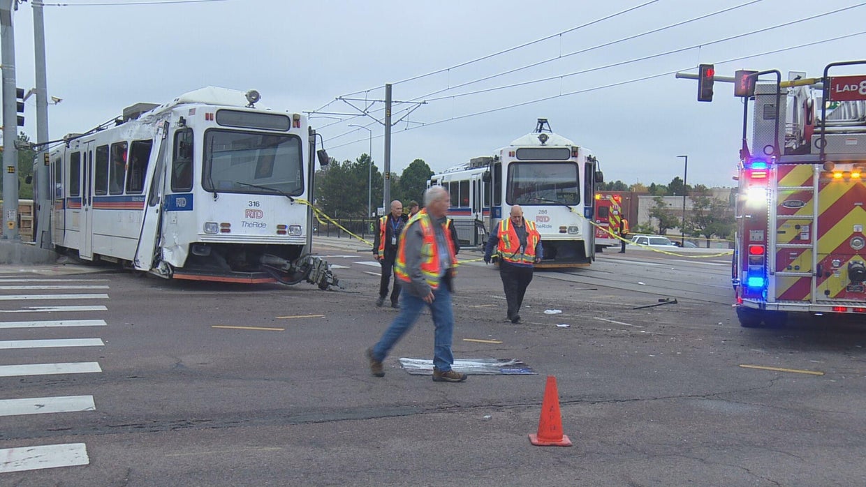 RTD R Line remains affected by derailment; shuttles in place - CBS Colorado