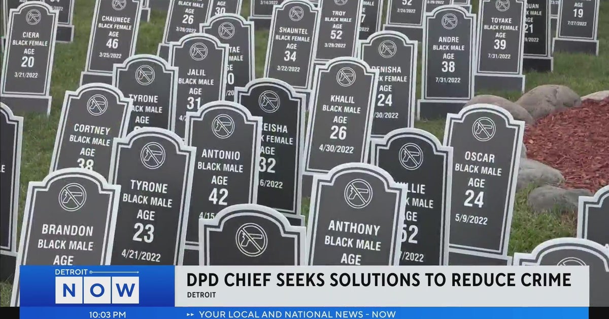 Detroit police Chief James White seeks solutions to reduce crime - CBS ...