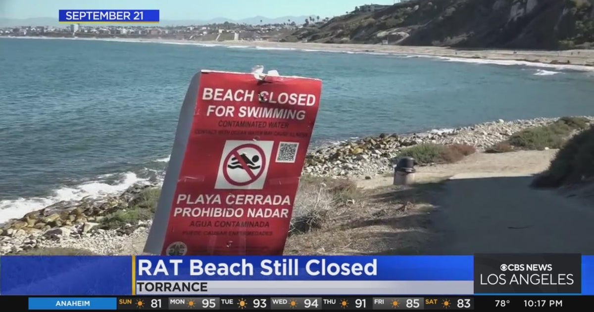 Sewage discharge keeps RAT Beach near Torrance closed - CBS Los Angeles Sewage discharge keeps RAT Beach near Torrance closed - CBS Los Angeles