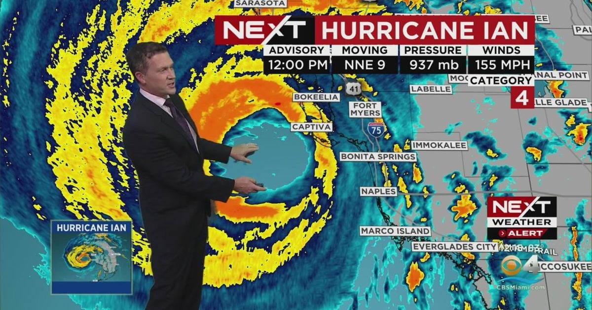 Tracking Hurricane Ian 9/28/2022 12PM - CBS Miami