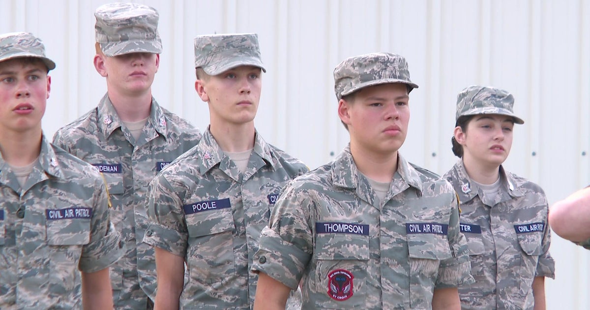 Local chapter of Civil Air Patrol youth program taking lesson in ...
