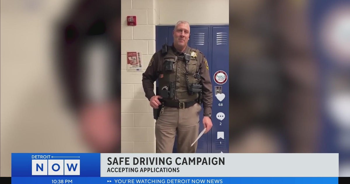 Applications for "Strive for a Safer Drive" campaign open - CBS Detroit